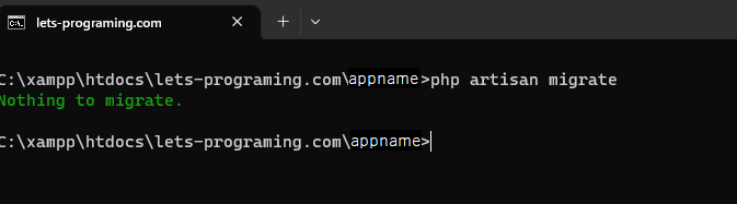 Laravel（db設定） 生活と学びとプログラム